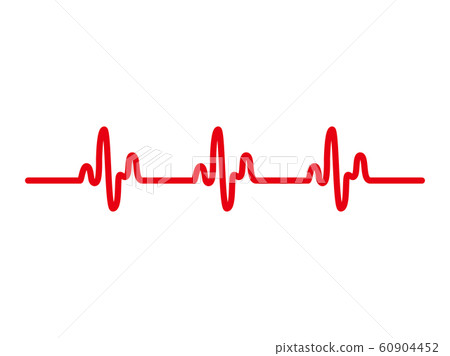 Waveform ECG - Stock Illustration [60904452] - PIXTA