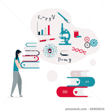 People, books Learning, education. Vector - Stock Illustration ...