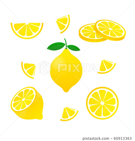 Lemon. Yellow lemon vector stock illustration - Stock Illustration ...