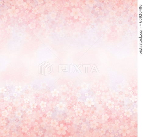 Background material_Sakura - Stock Illustration [60920496] - PIXTA