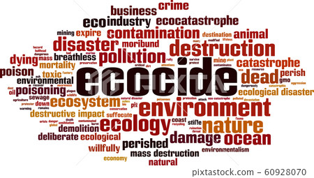Ecocide word cloud - Stock Illustration [60928070] - PIXTA