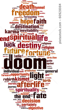 Doom word cloud - Stock Illustration [60928084] - PIXTA
