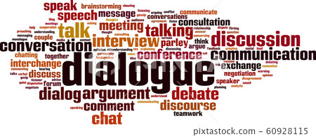 Dialogue word cloud - Stock Illustration [60928115] - PIXTA
