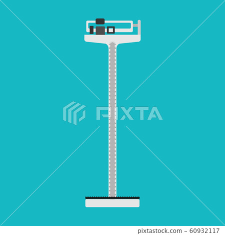 Physician scale vector icon care. Doctor medical - Stock Illustration ...