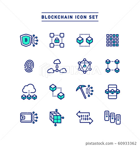 vector, vectors, blockchain - Stock Illustration [60933362] - PIXTA