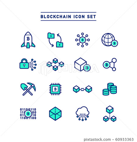 vector, vectors, blockchain - Stock Illustration [60933363] - PIXTA