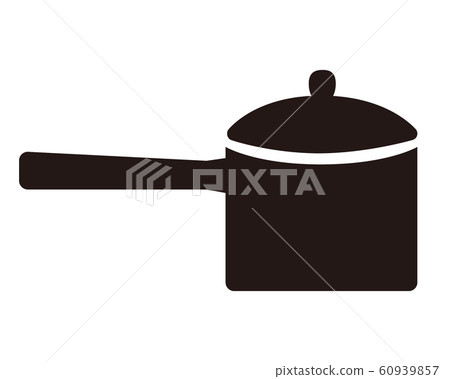 Pot kitchen one-handed pot - Stock Illustration [60939857] - PIXTA
