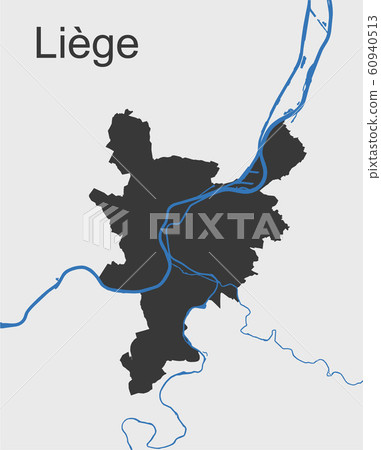 Liege Map 40+ Liege Belgium Map Grey Stock Photos, Pictures