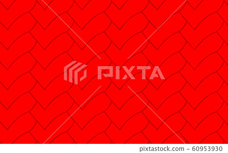 Scales in the form of red, beautiful, - Stock Illustration [60953930 ...