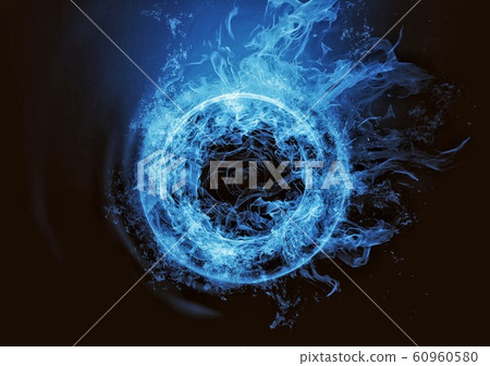 Abstract circular flame - Stock Illustration [60960580] - PIXTA
