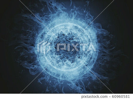 Abstract circular flame - Stock Illustration [60960581] - PIXTA
