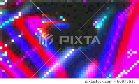 Computer generated 8 bit effect, colorful... - Stock Illustration ...