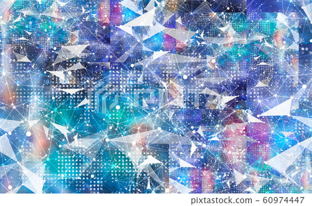 Abstract technology collage background - Stock Illustration [60974447 ...