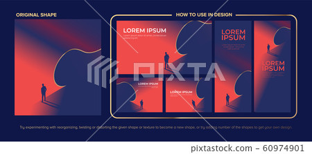 Abstract Art with Design Pack - Stock Illustration [60974901] - PIXTA