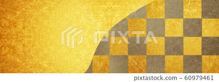 Gold check background - Stock Illustration [60979461] - PIXTA