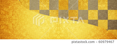 Gold check background - Stock Illustration [60979467] - PIXTA