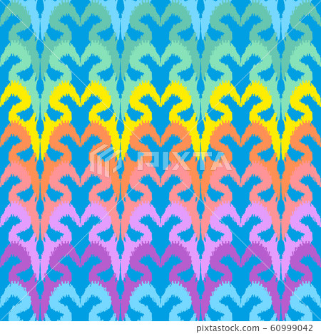 Seamless print with rainbow palette. - Stock Illustration [60999042 ...