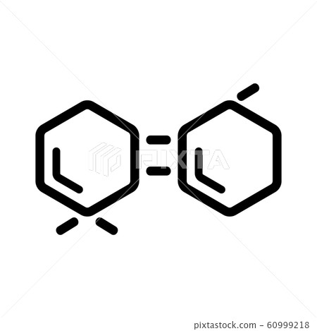chemical formula icon vector. Isolated contour... - Stock Illustration ...