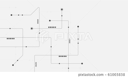 Abstract geometric connect lines and... - Stock Illustration [61003838 ...