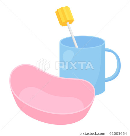 Illustration of gaggle base_Sponge brush - Stock Illustration [61005664 ...