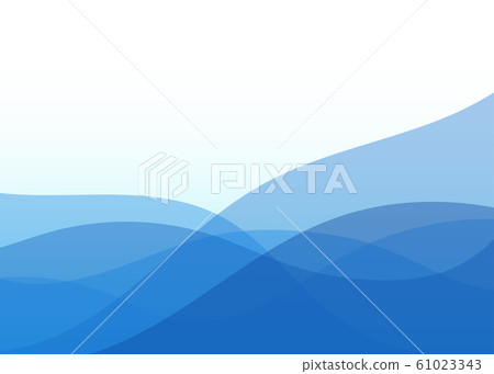 Blue wave curve shape abstract background design - Stock Illustration ...