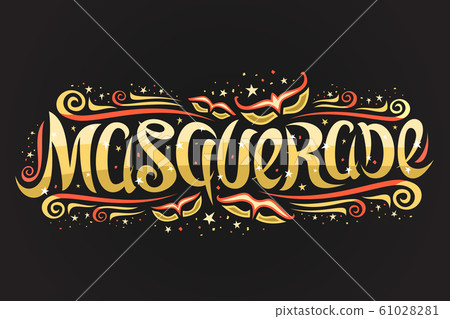 Vector logo for Masquerade - Stock Illustration [61028281] - PIXTA