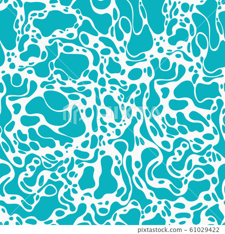 Seamless pattern with water. Abstract spots.... - Stock Illustration ...
