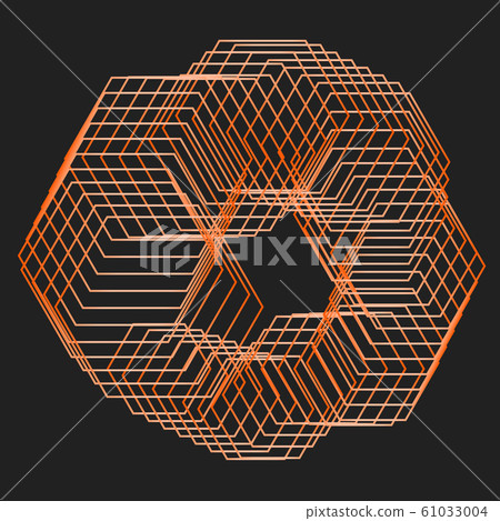 Gradient Abstract Figure. Background Art. Concept - Stock Illustration ...