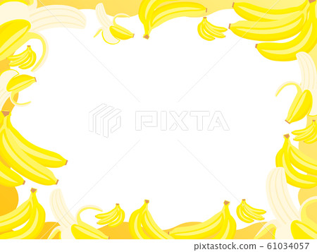 Banana frame illustration - Stock Illustration [61034057] - PIXTA