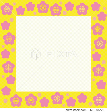 Plum Frame - Stock Illustration [61038226] - PIXTA