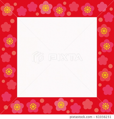 Plum Frame - Stock Illustration [61038231] - PIXTA