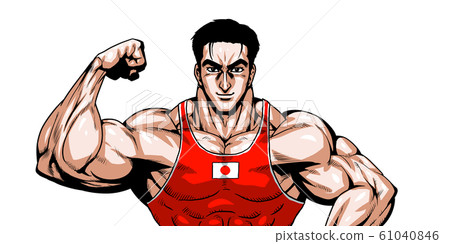 Olympic, sport, japan representative, dramatic,... - Stock Illustration ...