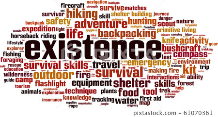 existence word cloud - Stock Illustration [61070361] - PIXTA