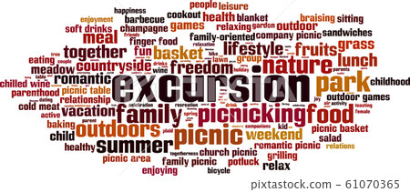 Excursion word cloud - Stock Illustration [61070365] - PIXTA
