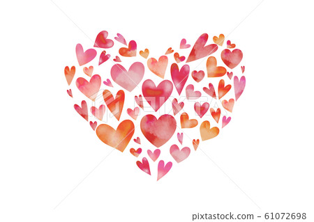 Heart mark (watercolor) - Stock Illustration [61072698] - PIXTA