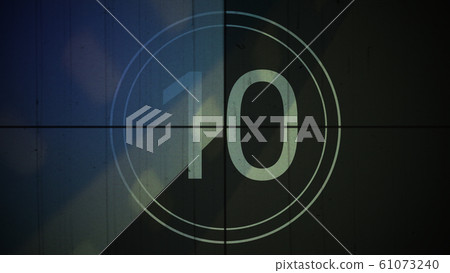 Film vintage countdown number 10 - Stock Illustration [61073240] - PIXTA