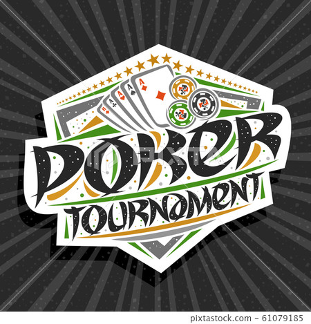 Vector logo for Poker Tournament - Stock Illustration [61079185] - PIXTA
