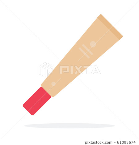 Concealer vector flat material design isolated... - Stock Illustration ...