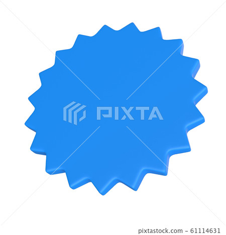 3D rendering blue star - badge concept for diploma - Stock Illustration ...