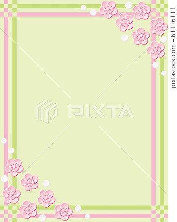 Plum Frame - Stock Illustration [61116111] - PIXTA