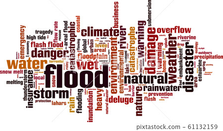 Flood word cloud - Stock Illustration [61132159] - PIXTA
