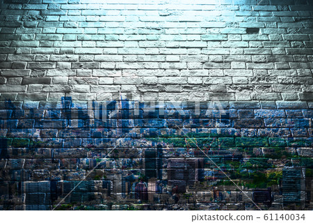 Tokyo cityscape brick style - Stock Illustration [61140034] - PIXTA