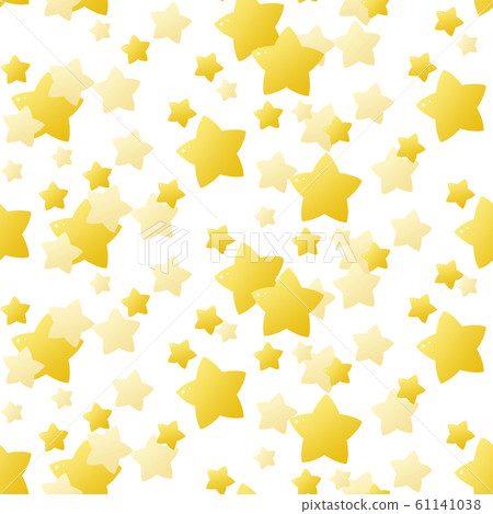 Fancy star seamless pattern 2 yellow - Stock Illustration [61141038 ...