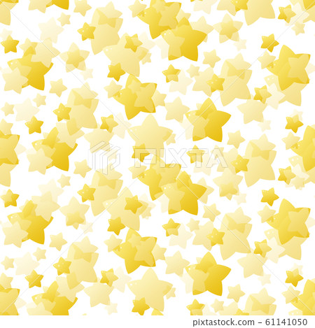 Fancy star seamless pattern 3 yellow - Stock Illustration [61141050 ...