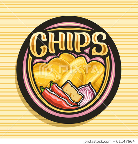 Vector logo for Potato Chips - Stock Illustration [61147664] - PIXTA