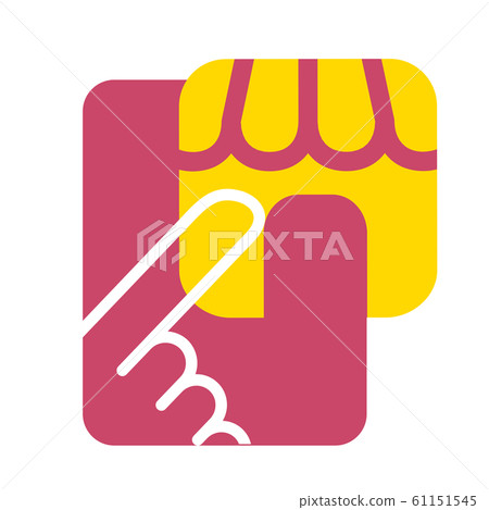 Touch shop app - Stock Illustration [61151545] - PIXTA