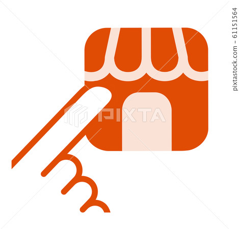 Touch shop app - Stock Illustration [61151564] - PIXTA
