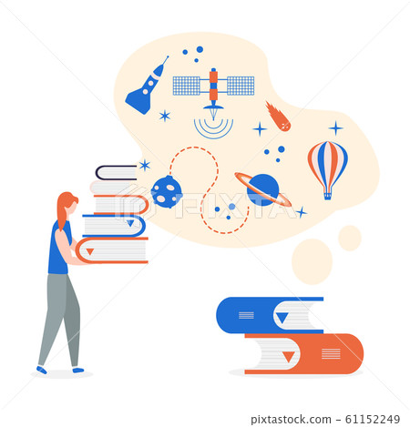 People, books Learning, education. Vector - Stock Illustration ...