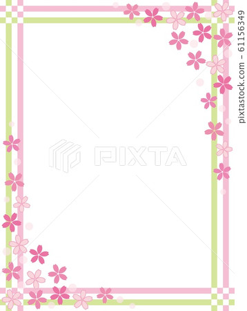 Cherry tree frame - Stock Illustration [61156349] - PIXTA