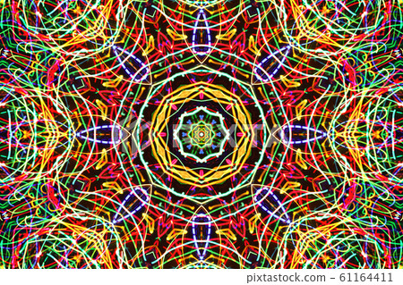 Bright abstract colorful luminous pattern - Stock Illustration ...